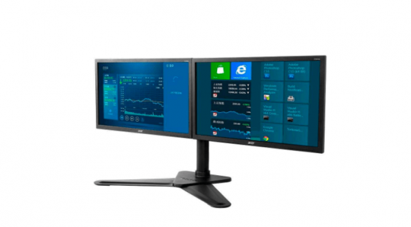 How does a computer split two monitors - BJCAST